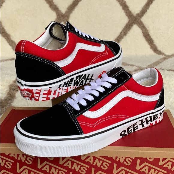 Vans | Shoes | Vans Old Skool Otw Side Wall Blackraci Wmns | Poshmark